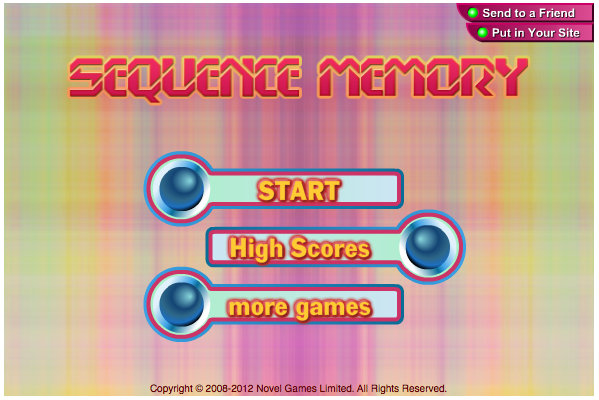 Sequence Memory Games | Memory Games | Brain Games