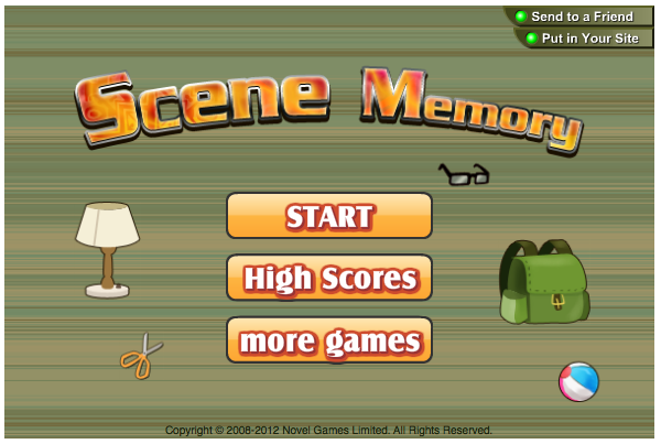 Scene Memory | Memory Games | Brain Games