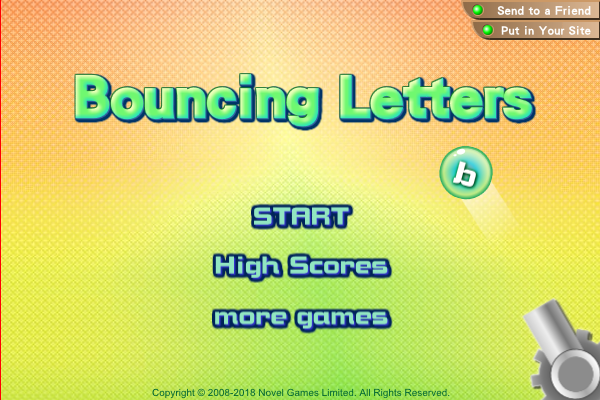 Bouncing Letters - Brain Pages