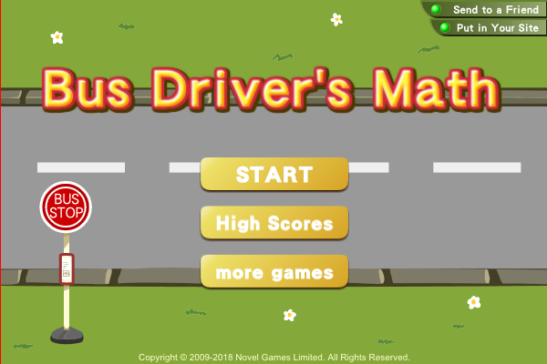 Bus Driver's Math - Brain Pages