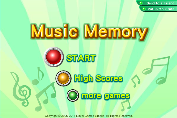 Music Memory - Brain Pages
