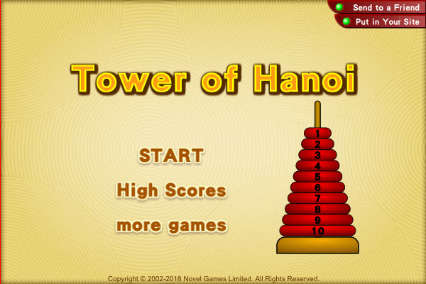 Tower of Hanoi - Brain Pages